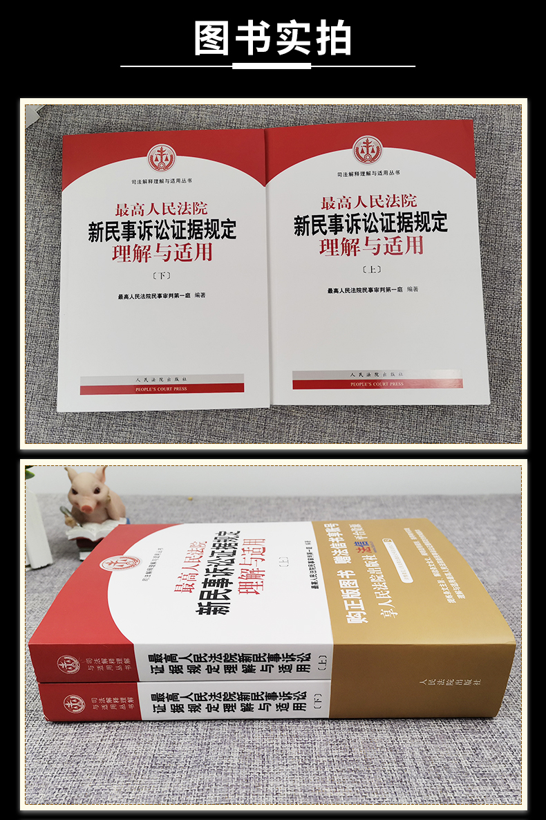 2020新版最高人民法院新民事诉讼证据规则规定理解与适用 上下册新民事司法解释民诉法司法解释办案实务法律书籍民法典 理解与适用 卖贝商城